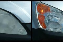 Headlights Before and After EZBriteLights Restoration - EZBrite Lights